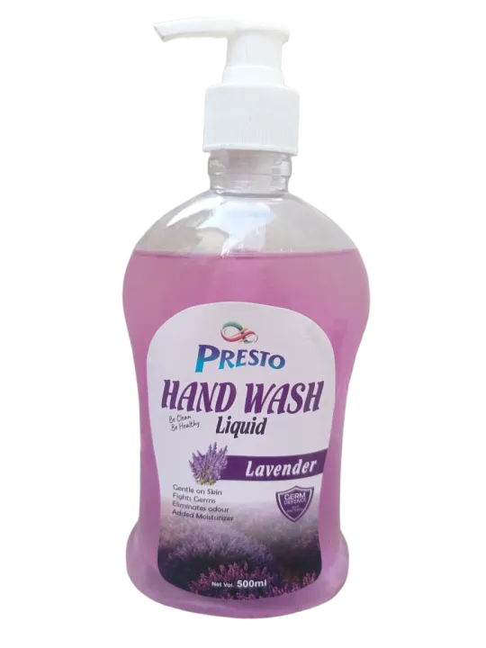 Presto Lavender Liquid Hand Wash – Bottle & Refill (500ml / 1500ml ...