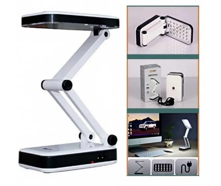 Folding Desk Led Light Portable Travel Study Table Lamp Fordable ...