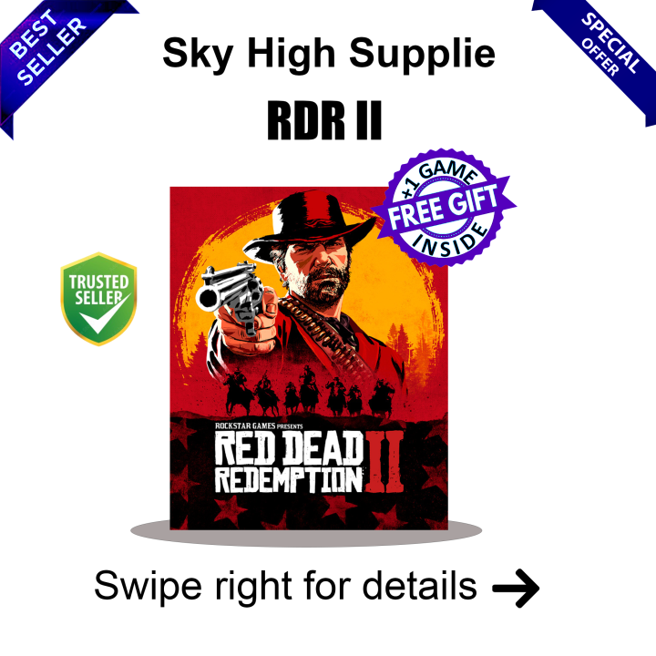 RDR II - GAME FOR PC (GOOGLE DRIVE/ MEDIAFIRE) - QR CODE | Daraz.pk