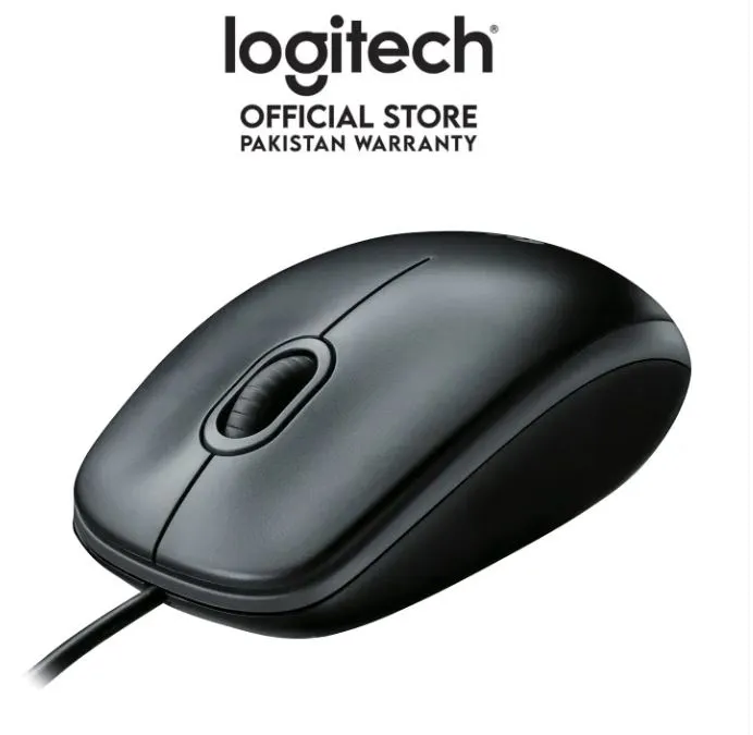 Logitech Branded Wired Computer Mouse - USB Ergonomic Wired Optical ...