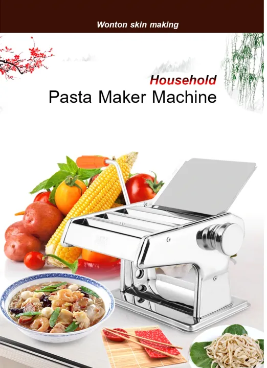 MTJ Stainless Steel Blades Pasta Samosa Maker Machine Manual Noodle ...