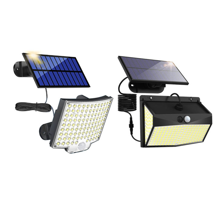 228/106LED Outdoor Split Solar Lamp Waterproof Motion Sensor Solar ...