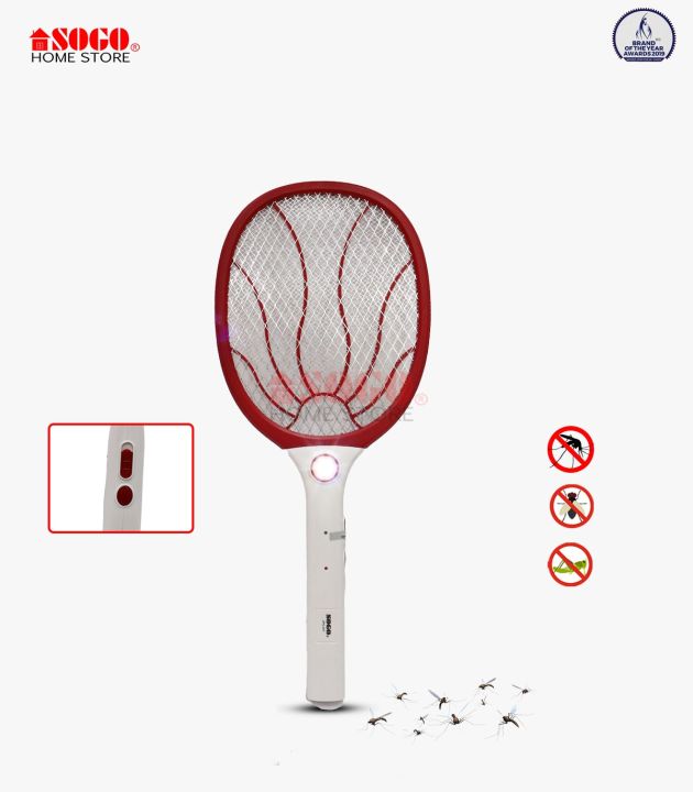 SOGO JPN 397 Electric Insect & Mosquito Racket Rechargeable With Torch ...