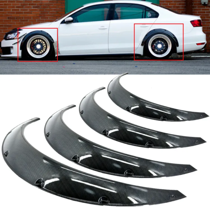 Over Fenders/Fender Flares- Carbon Fiber Pattern-Carbon Fiber | Daraz.pk