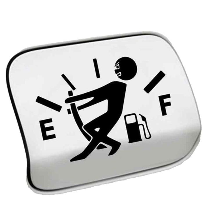 Car Fuel Tank Cover Sticker, High Gas Consumption Decal Fuel Gage Empty ...