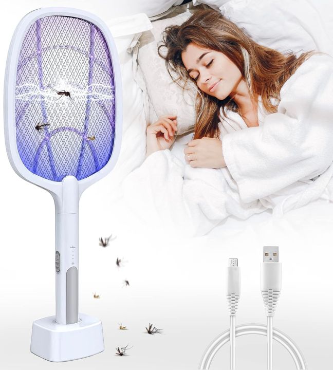 Mosquito Racquet Rechargeable Insect Killer | Five Nights Mosquito Bat ...