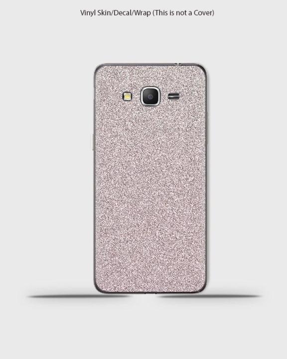 Samsung Nxt Phone Skin Front Back And Sides Silver Glitter Texture Skin ...