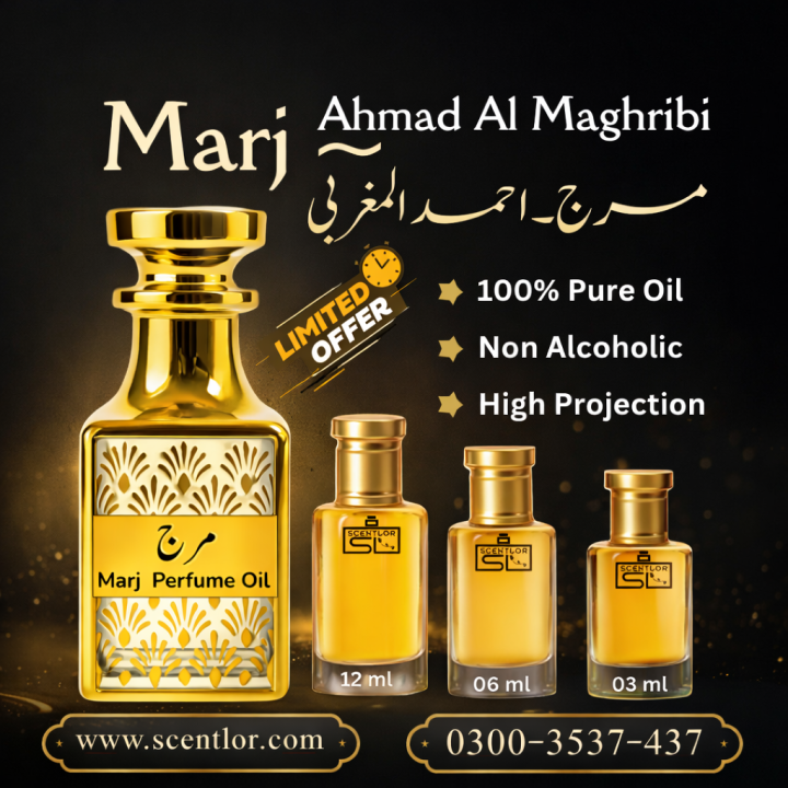 Marj Attar by Ahmed Al Maghribi | Alcohol Free Pure Perfume Oil | Long ...