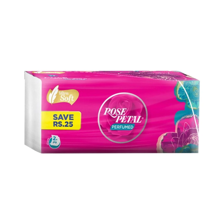 Rose Petal Perfumed Ultrasoft Facial Tissue - 550s - Soft Pack Rs.25 ...