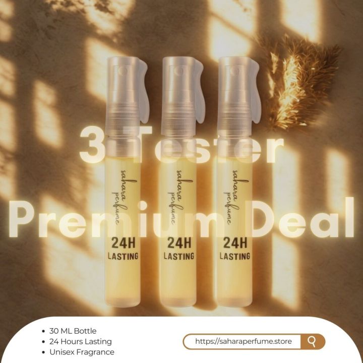 Sahara Perfume 3 Tester Deal – 30ML Each | Long Lasting Fragrance ...