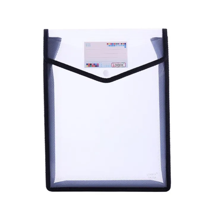 Large Capacity PVC Bag Waterproof File Organizer Envelope Folder ...