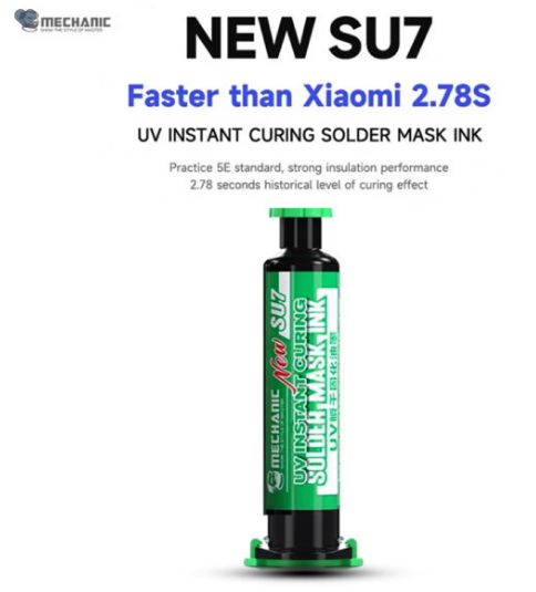 Mechanic Su7 UV Green Curing Solder Mask for PCB & Mobile Motherboard ...