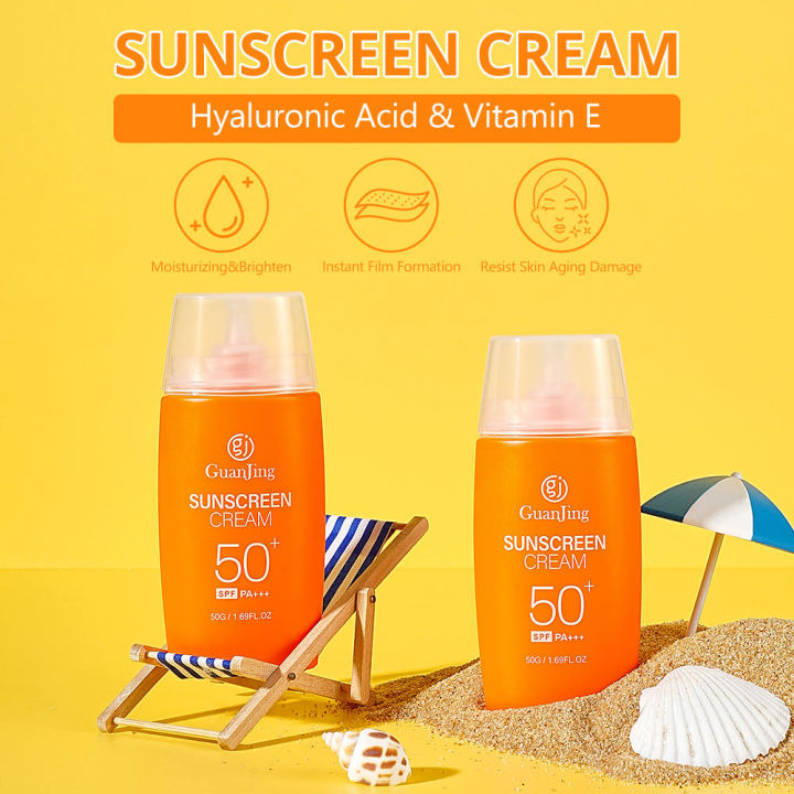 SPF 50+ UV Protection Sunscreen for Sensitive Skin | Lightweight, Non ...