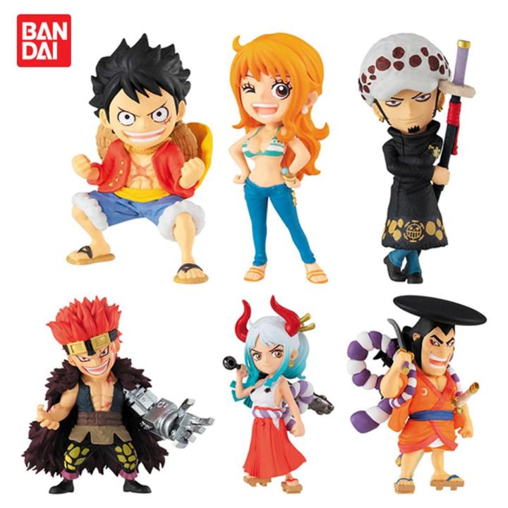 Anime One Piece Figure Gashapon Luffy Nami Eustass Kid Yamato Action ...