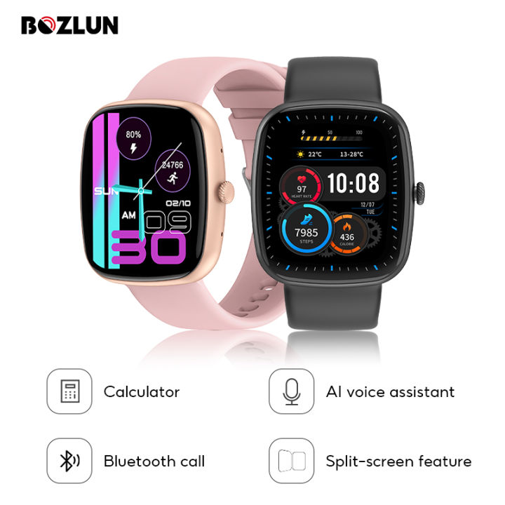 BOZLUN New Smartwatch Blood Pressure and Oxygen Monitoring with ...