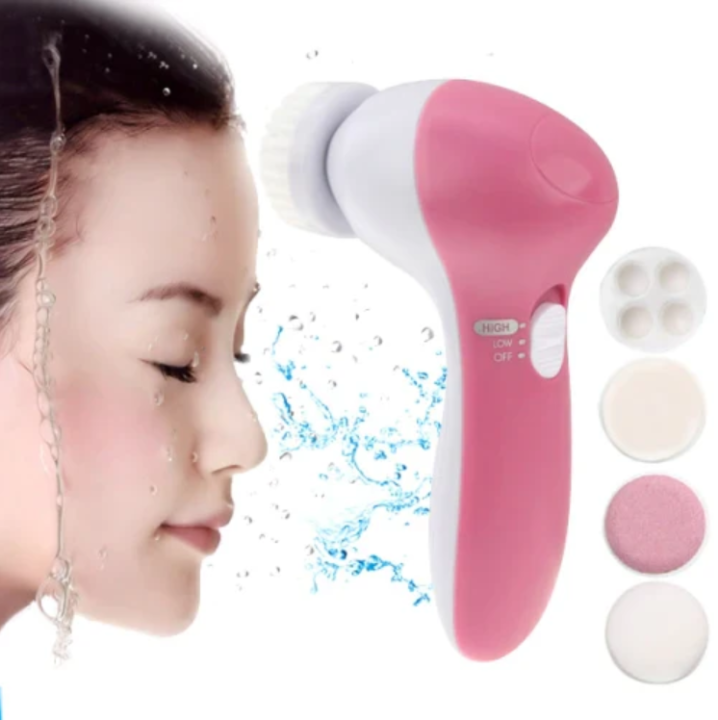 5 in 1 Facial Electric Cleanser and Massager, Face Massager Machine for ...