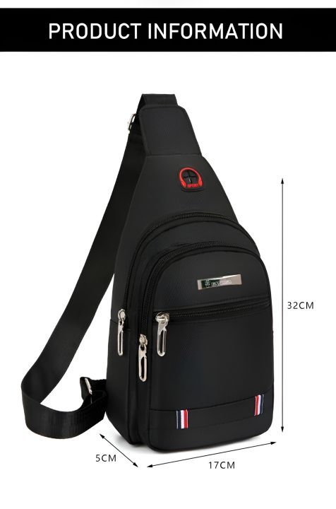New Style Fashion Men Chest Shoulder Crossbody Mini Backpack Light ...