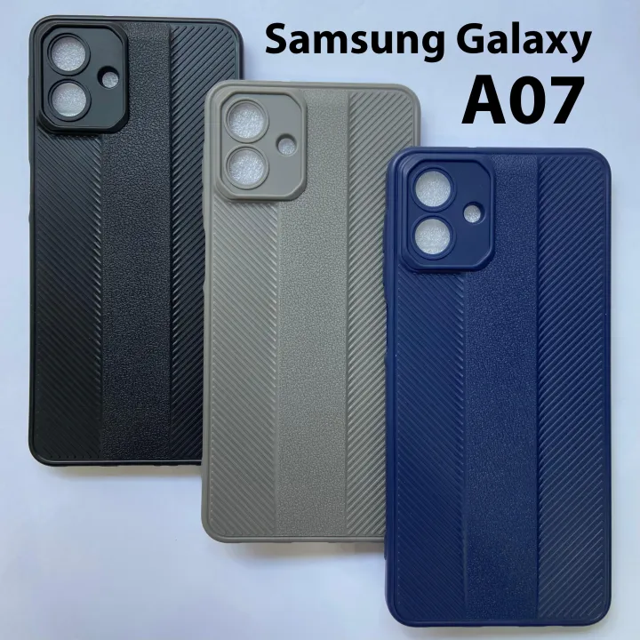 Samsung Galaxy A07 – Rugged Texture Silicone Phone Case | Dual-Tone ...