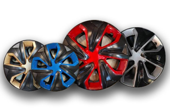 12" inch Color Wheel Covers - 4 Piece set | Daraz.pk