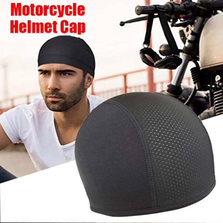 Motorcycle Helmet Inner Cap Cool Hat Dry Breathable Hat Sweat Band ...