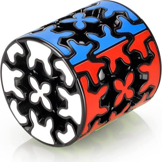 QiYi Gear Cylinder Rubik's Cube Stickerless Magic Speed Cube - Mind ...