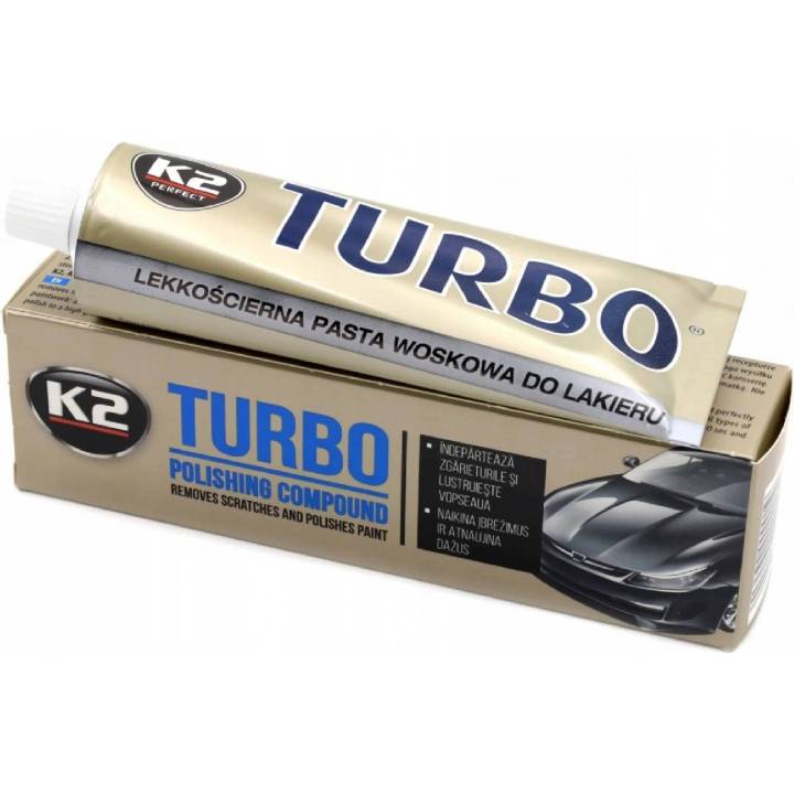 K2 Turbo Polish Compound Removes Scratches and Polishes Paint 120 gram | Daraz.pk
