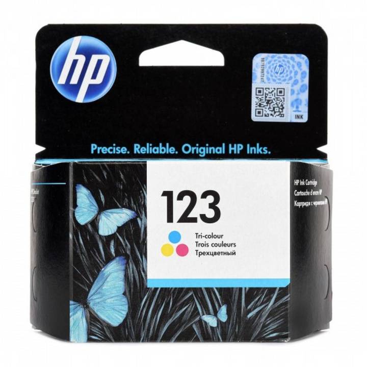 HP 123 Tri-color Original Ink Cartridge | Daraz.pk