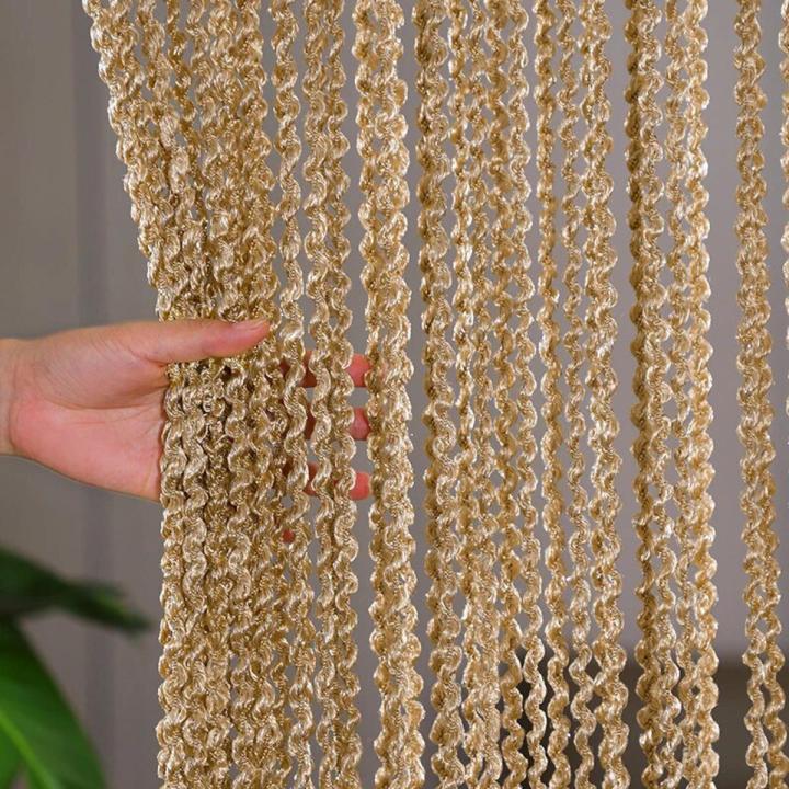 Beautiful Curly Strings Door Curtain Window And Door Fringe Room ...