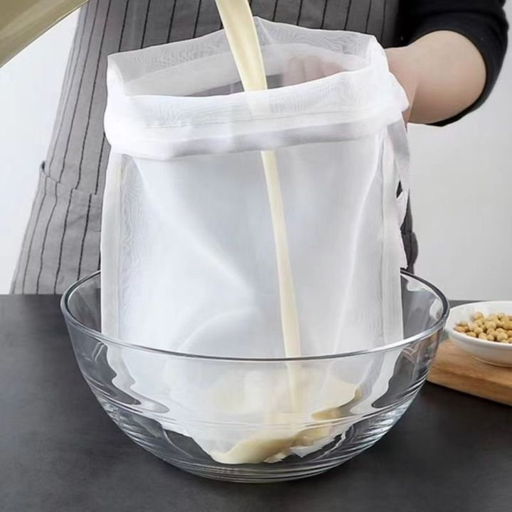 New Nylon Cheese Cloth Filter Bags Reusable Healthy Tofu Strainer ...