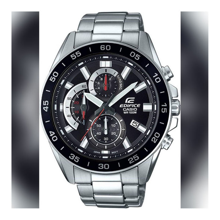 Casio Edifice-EFV-550D-1AVUDF - Stainless Steel Wrist Watch for Men ...