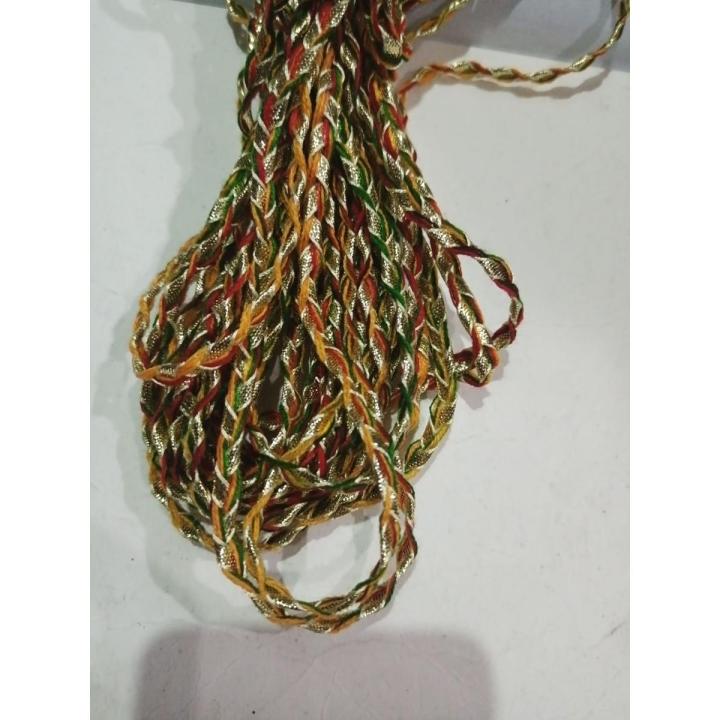 10 yard ( gaz) multi color gotta lace for clothes designing | Daraz.pk