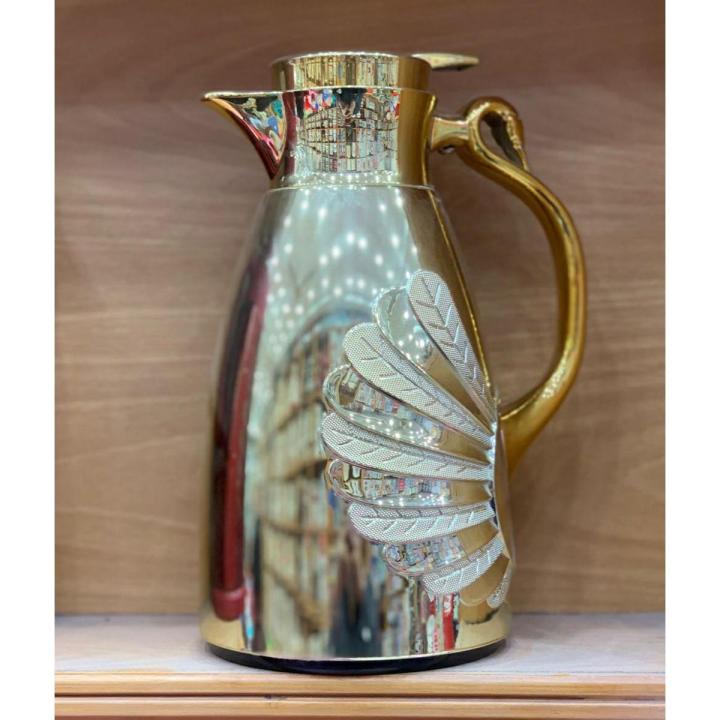 Vaccum Flask Hi-Class Gold Tea Thermos 1Ltr | Tea Pot | Daraz.pk
