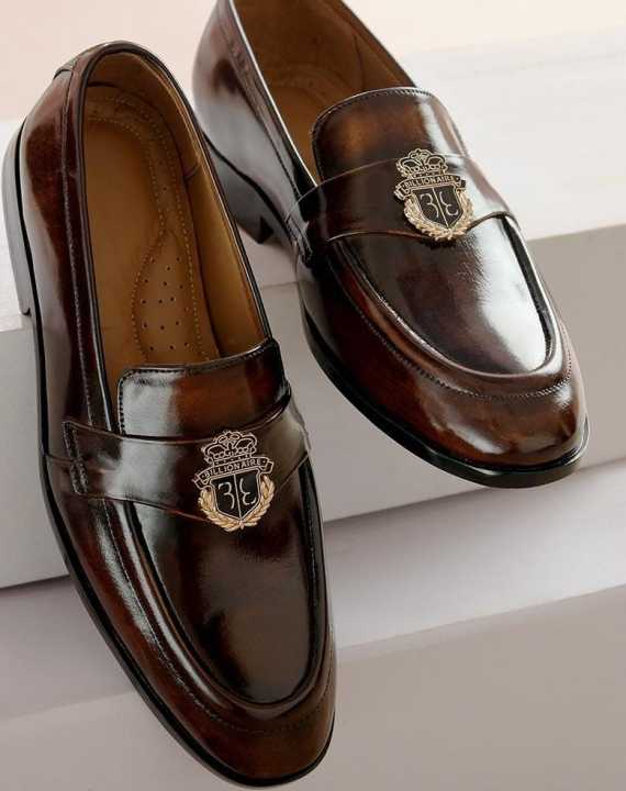 Effortless Sophistication: LV Patent Black Men's Slip-On Shoes for ...