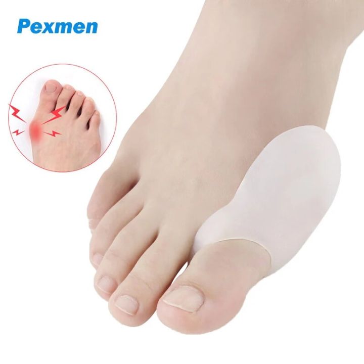 Pexmen 2/4Pcs Gel Bunion Guards Big Toe Protector Cushions and Protects ...