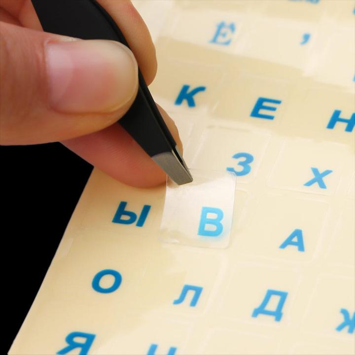 For Computer Protective Film No Alphabet Transparent Russian Language ...