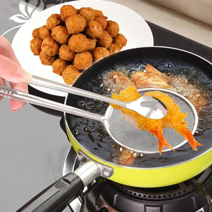 Imported Multi-functional 2 in 1 Fry Tool Filter Spoon Strainer With ...