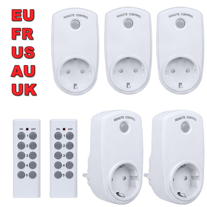 Wireless Smart Remote Control Socket Plug Power Outlet Switch Plug ...