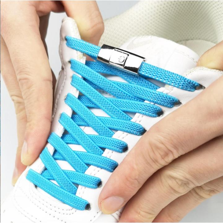 Lazy No-tie Shoelace Rope Elastic Elastic Men's and Women's Models Flat ...