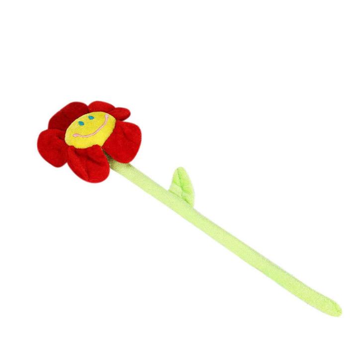 Plush Flower un Flower with Bendable Stems Smile Face Stuffed Toy Home ...
