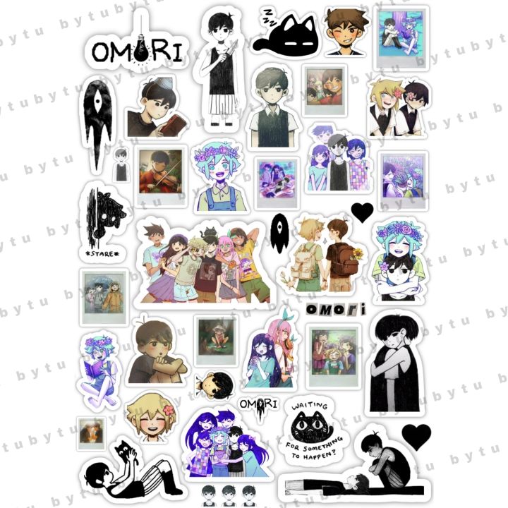 Omori Anime and Indie Game Stickers UNCUT A5 Sheet for anime fans indie ...