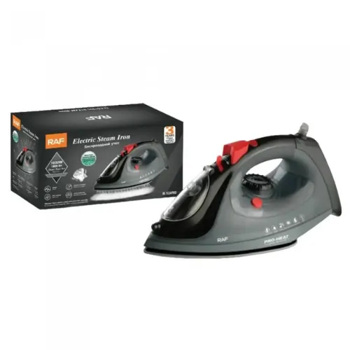 RAF 1245 Electric Steam Iron – High Steam Burst, Non-Stick Soleplate ...