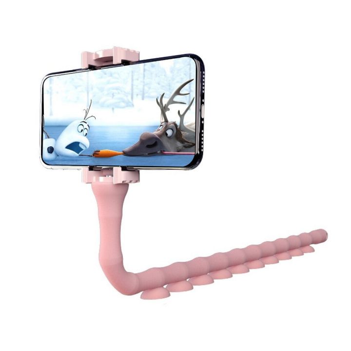 Portable Flexible Lazy snake worm Mobile Phone Holder Stand 360 ...