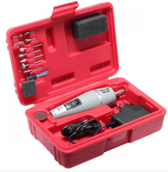 Mini Electric Drill Machine PCB Drill Grinder Set With Adapter | Daraz.pk