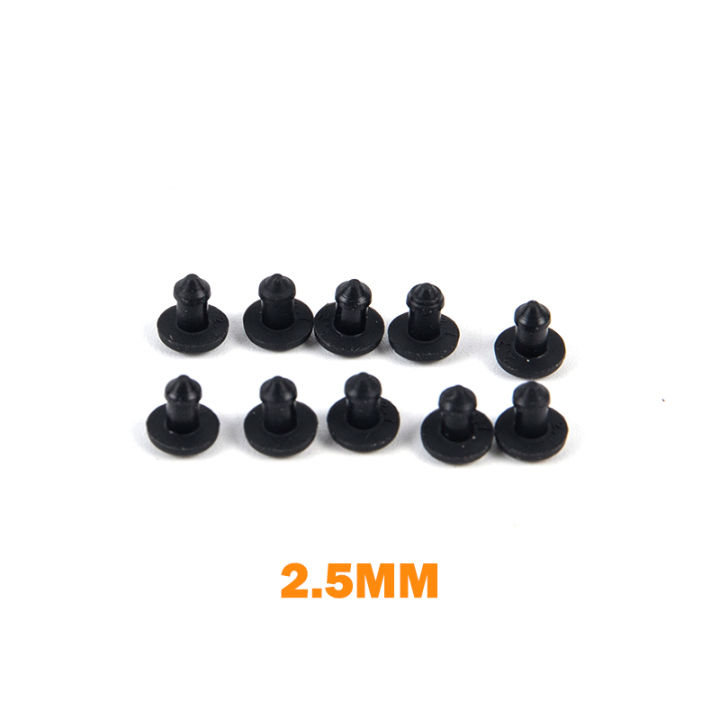 10pcs Silicone Rubber Snap-on Hole Plug 2.5-14mm Blanking End Caps Seal ...