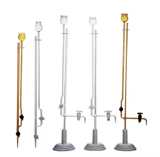 Lab Glass Automatic Burette with PTFE Stopcock – Chemical Titration ...