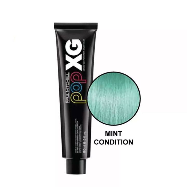 ZU Paul Mitchell’s POP XG Semi Permanent Hair Color 180ml Tube - Mint ...