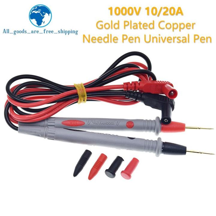 Multimeter Test Leads Universal Cable AC DC 1000V 20A 10A CAT III ...