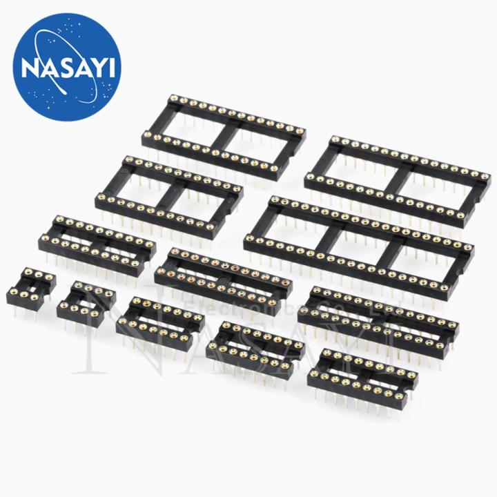 5PCS IC socket integrated block in-line DIP single-chip microcomputer ...