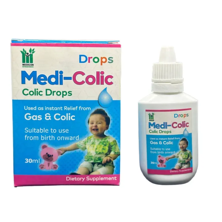MEDI-COLIC Drops (Used As Instant Relief From Gas & Colic) - Suitable ...