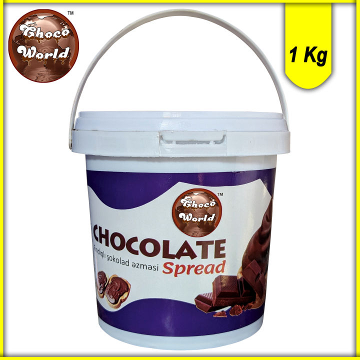 Double Chocolate Spread 1 KG Bucket | Chocolate.net | Daraz.pk